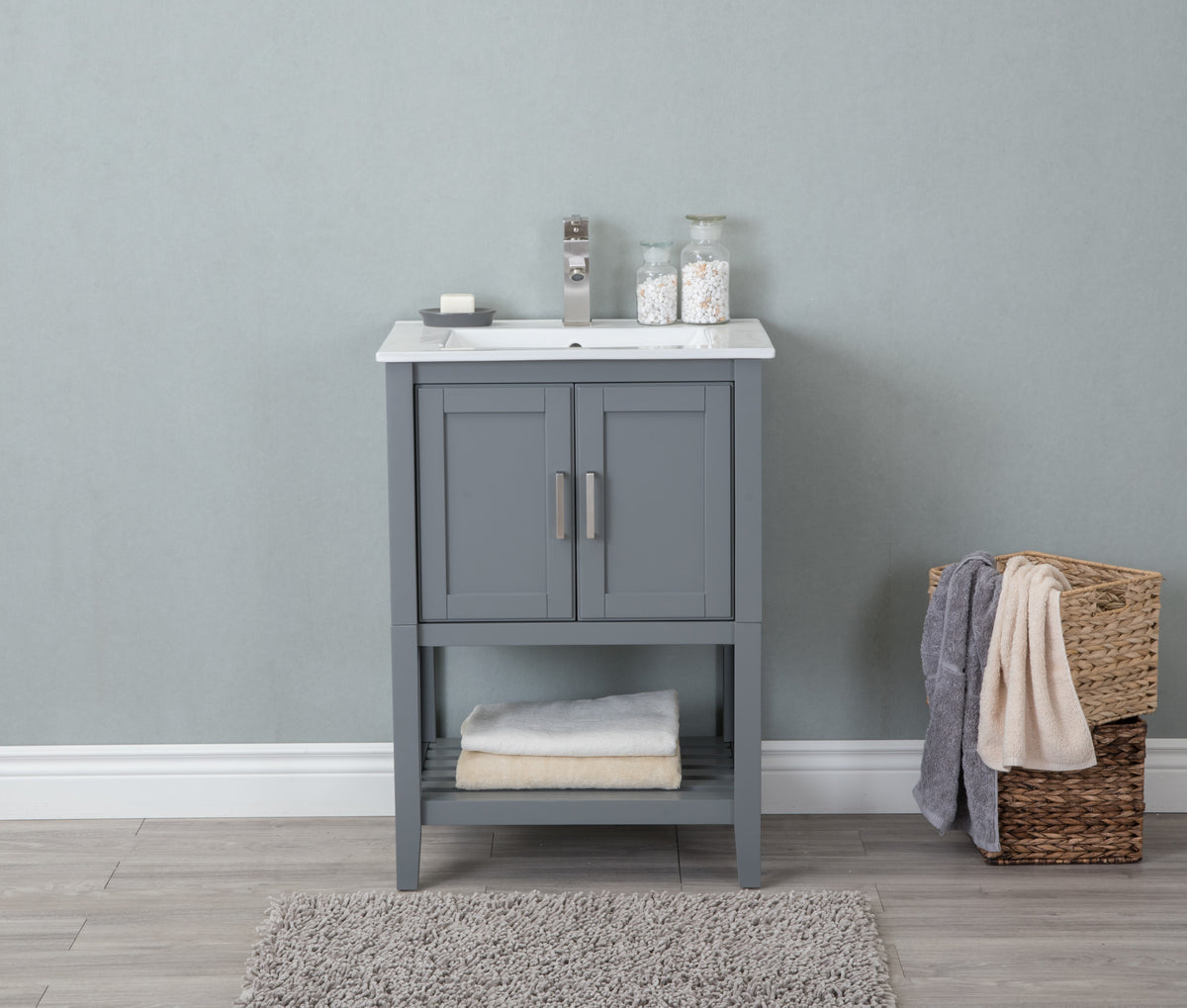 LEGION FURNITURE 24" | Single Bathroom Vanity Set (WLF6023) — Bathry