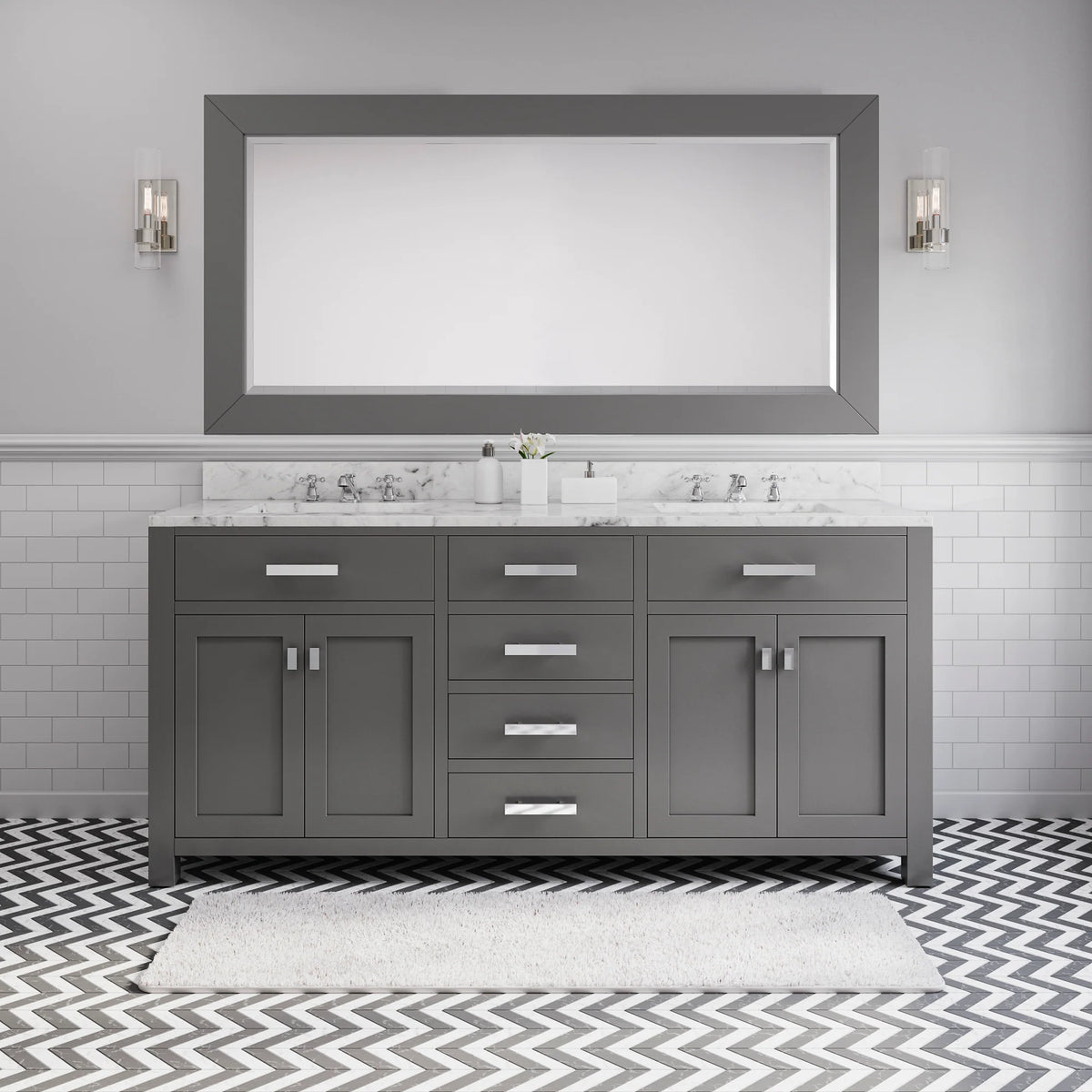 MADISON 72" | Double Bathroom Vanity Set — Bathry